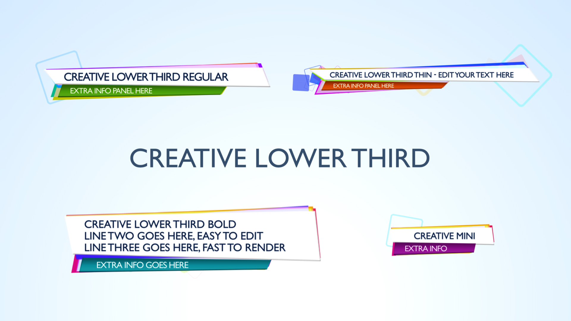 Creative Lower Third