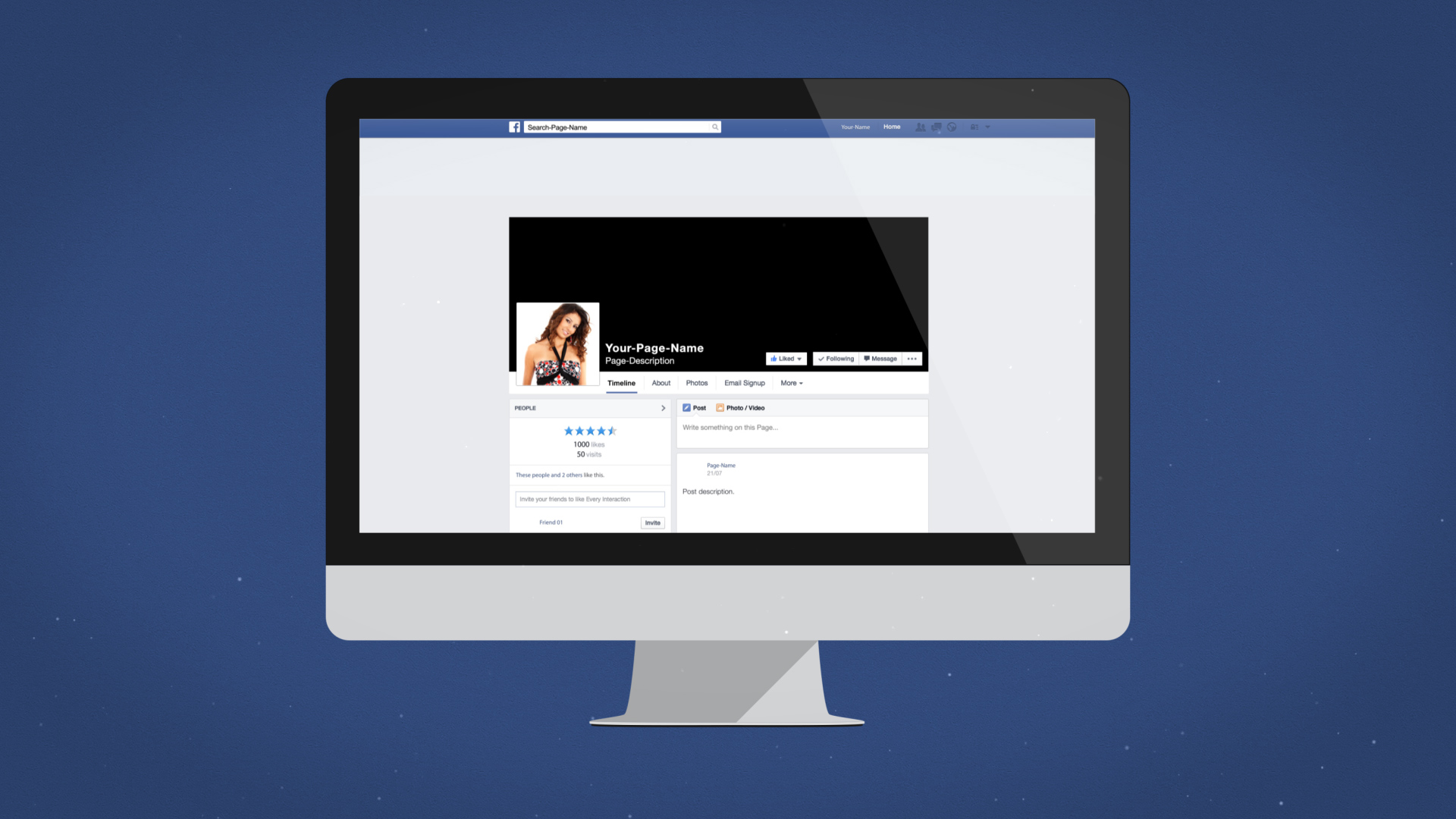Facebook Desktop Intro