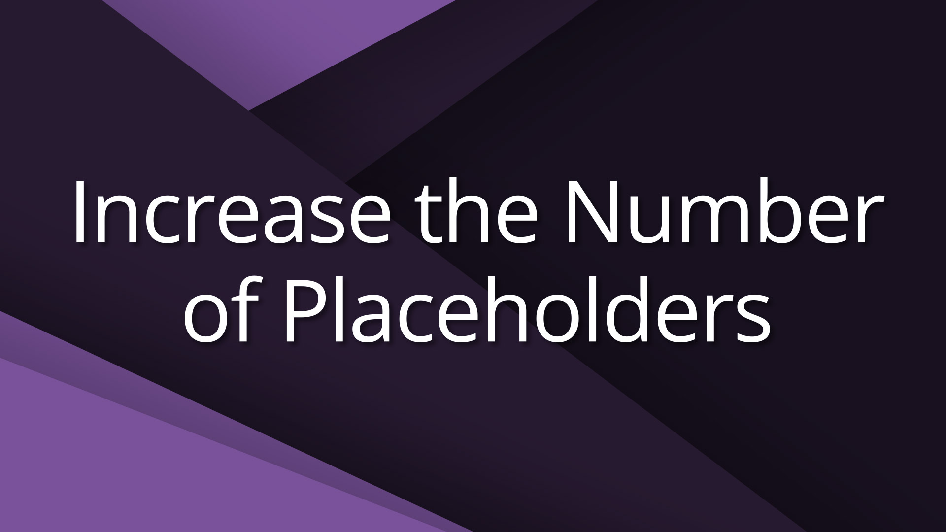 Create More Placeholders - After Effects Video Tutorial